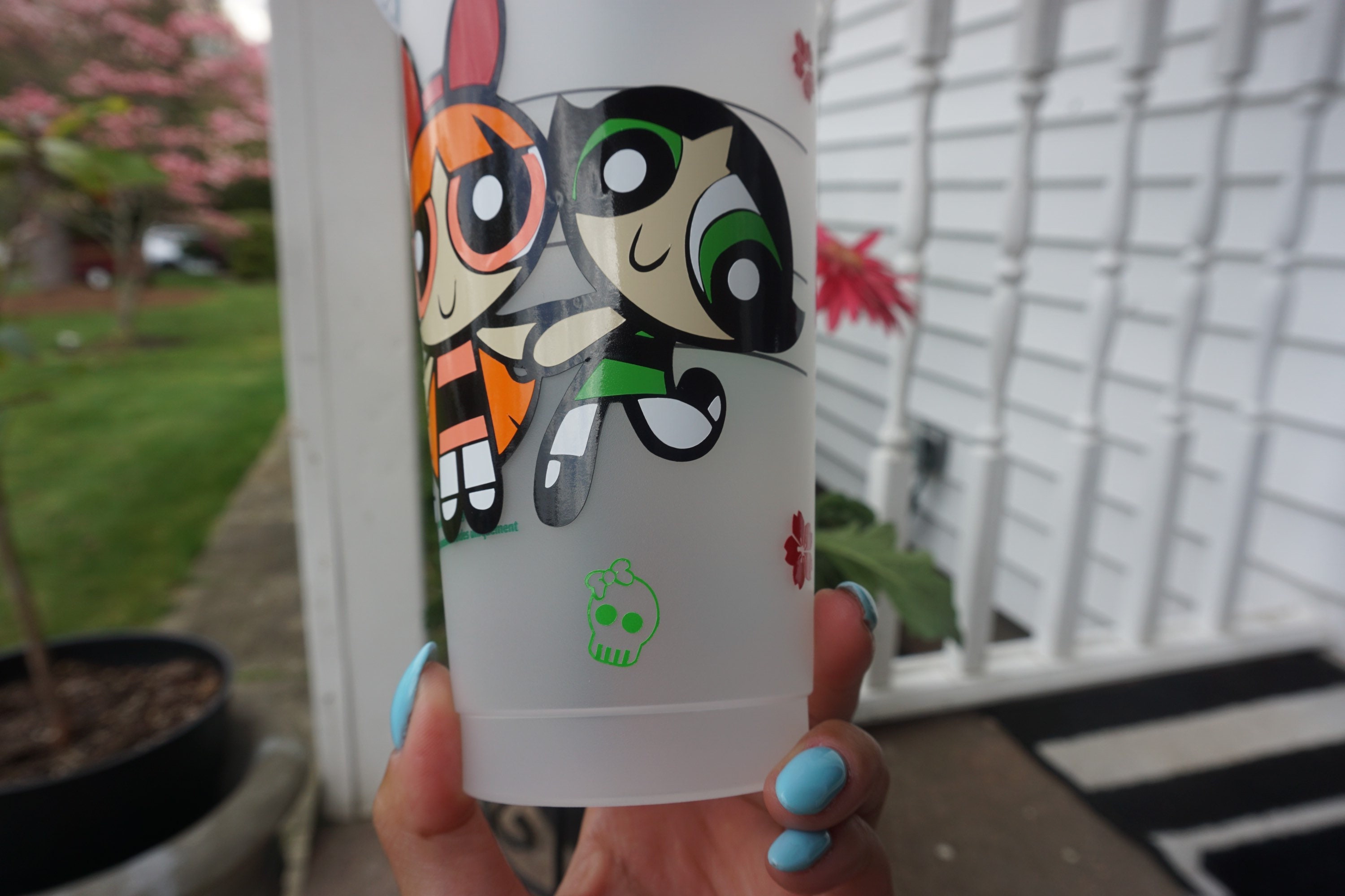 Powerpuff Girls Starbucks Cold Cup Powerpuff Girls Starbucks | Etsy