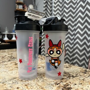 Powerpuff Girls Shaker Bottle, Blender Bottle, the Powerpuff Girls, Gym ...