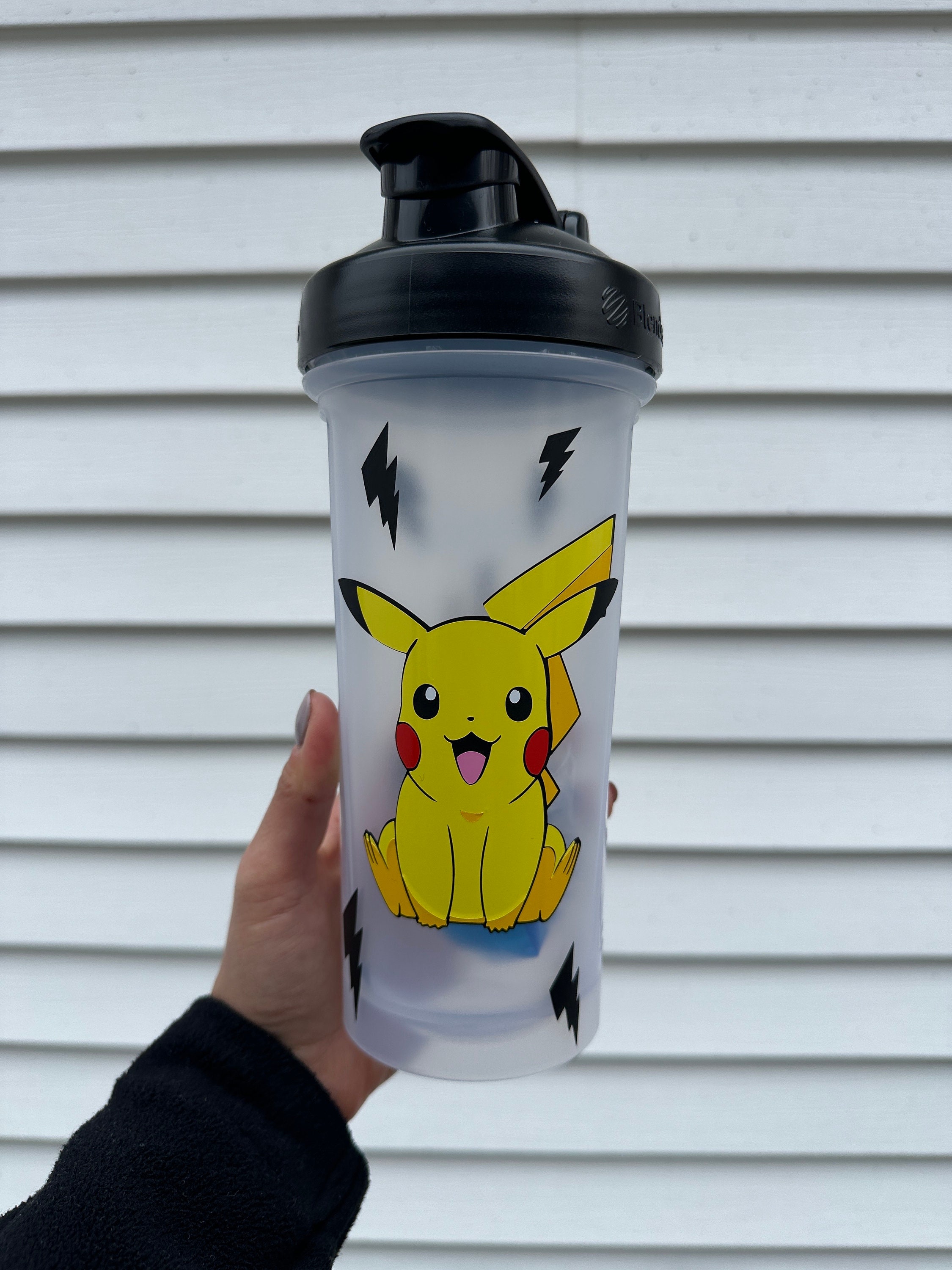 Pikachu Shaker Bottle, Pokémon Blender Bottle, Shaker Bottle, Blender ...