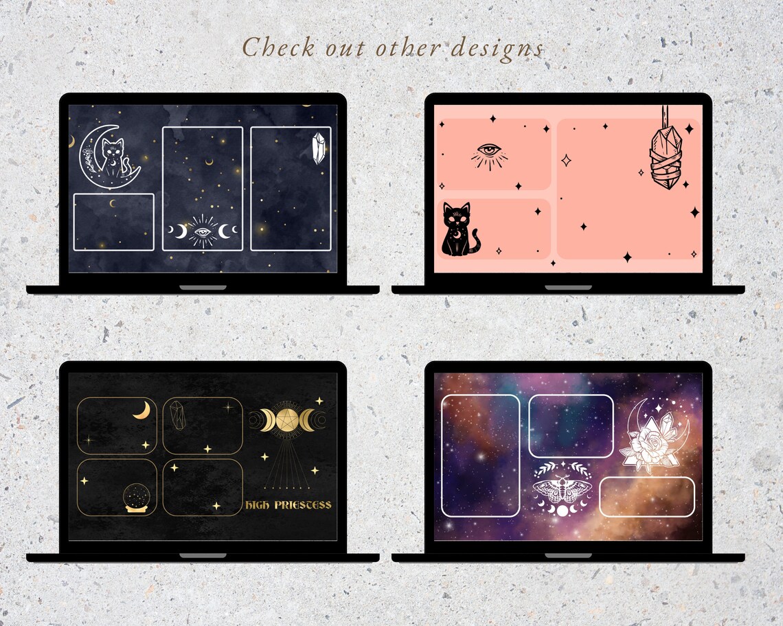 Celestial 5 Wallpapers for Desktop Desktop Wallpaper for - Etsy