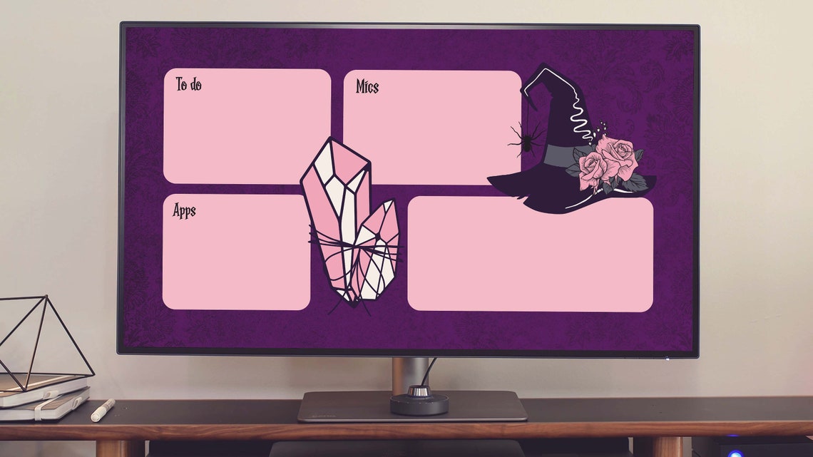 Purple Gothic Wallpaper for Mac and Window | Gothic Desktop Background ...