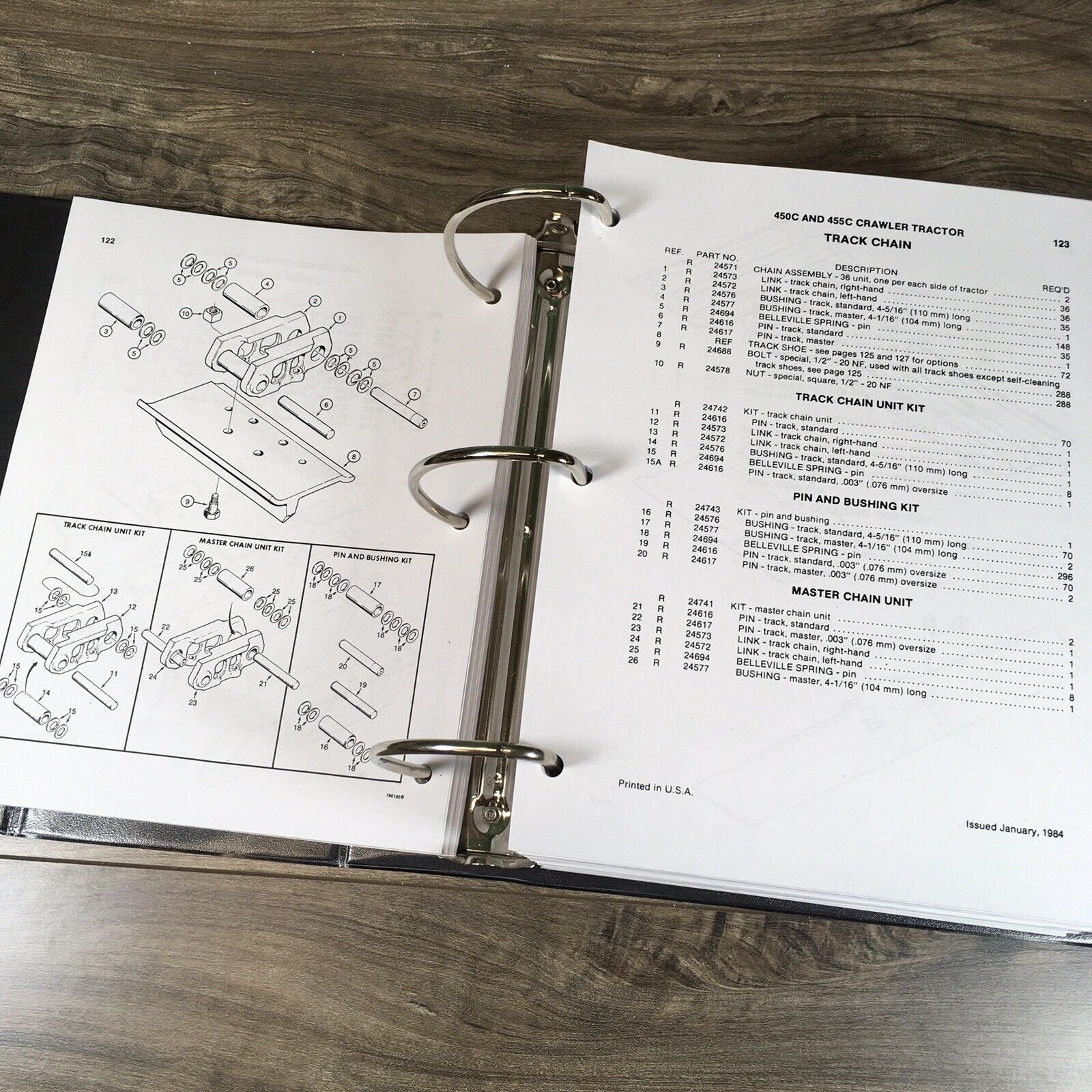 Case 450C 455C Crawler Dozer Loader Service Manual Parts Catalog ...