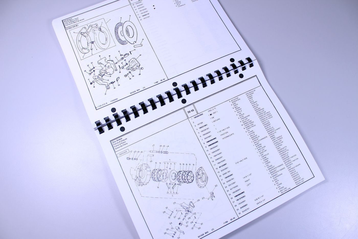 Massey Ferguson 261 Tractor Parts Catalog Manual Book Assembly - Etsy