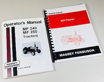Massey FERGUSON MF TO-20 Tractor Owners Operators Manual - Etsy