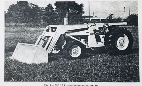 Massey Ferguson Mf 32 Loader Assembly Pre-delivery Install Instructions ...