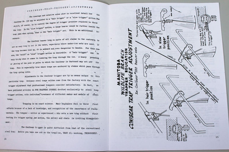Killer Traps & Killer Sets Instruction Manual Trapping Snaring Snare ...