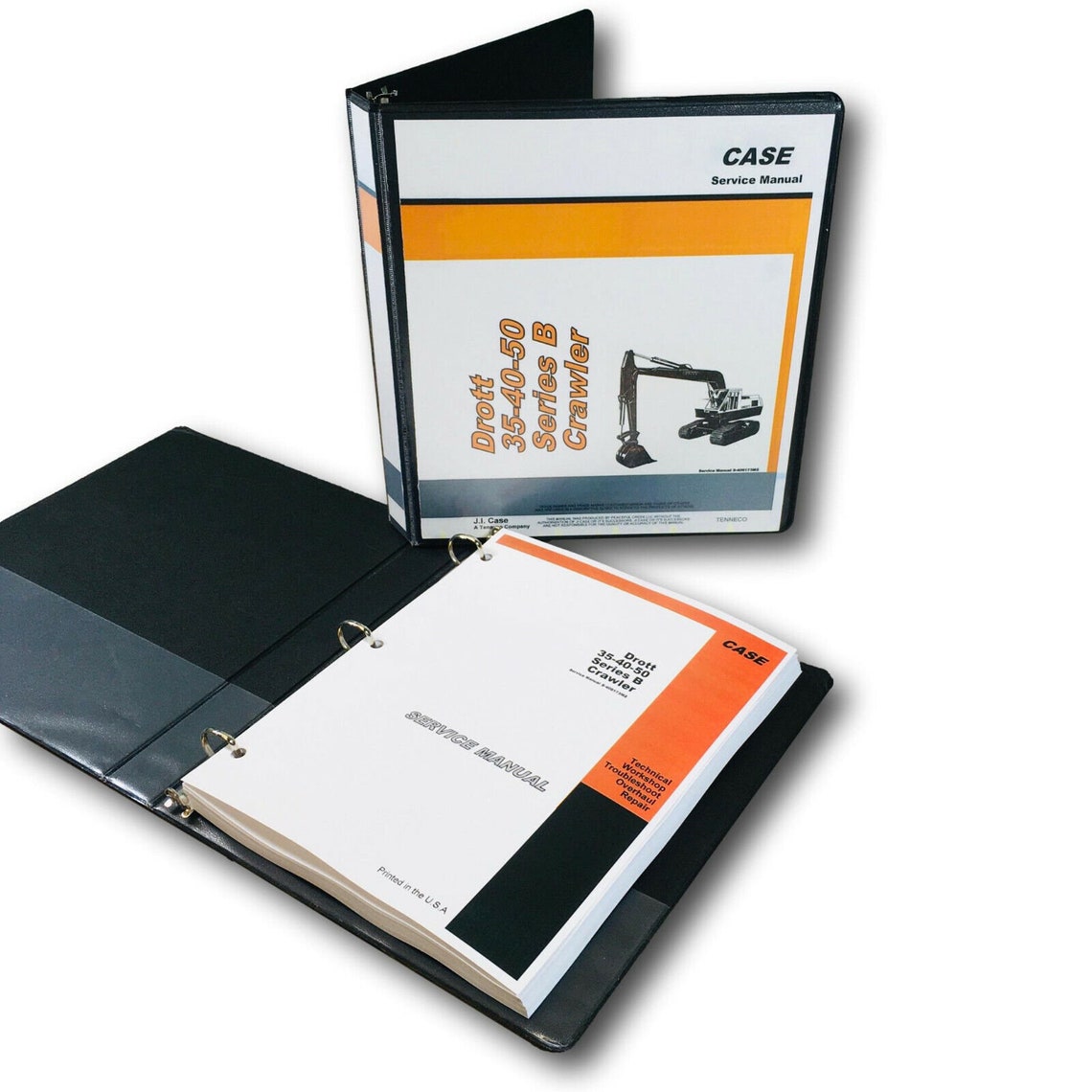 Case Drott 35B 40B 50B Crawler Excavator Service Repair Manual 35 40 50 ...