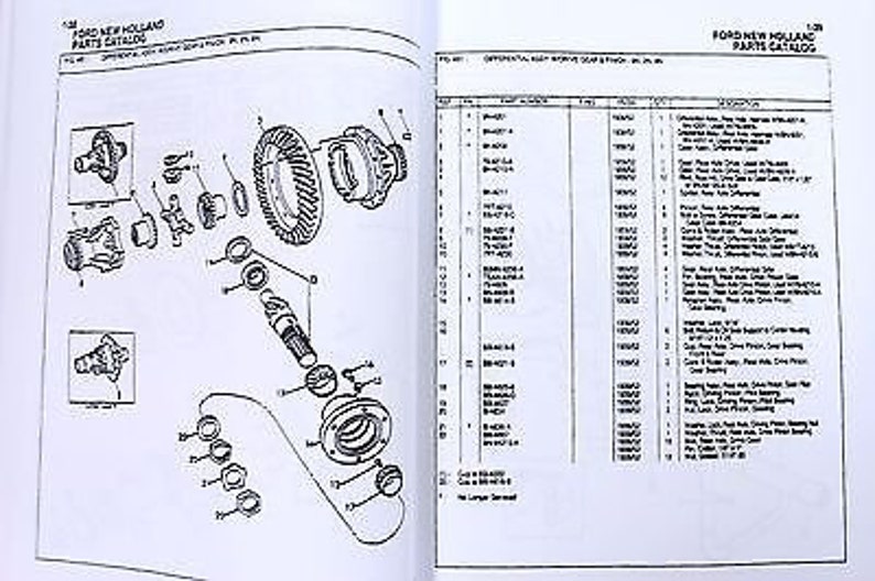 Ford 9N 2N 8N Tractor Assembly Parts Manual Catalog Book Exploded View ...