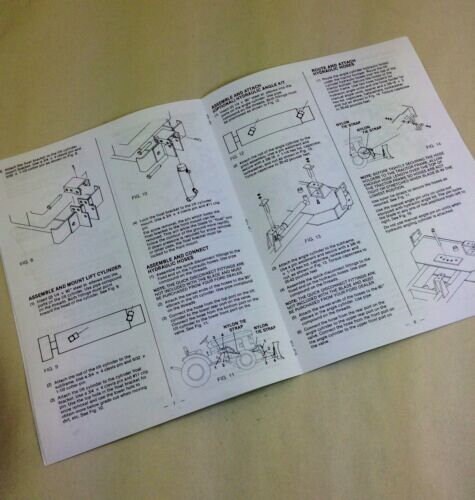 Ford Series 702A Front Blade 1310-1510-1710 Tractors Owners Operators ...