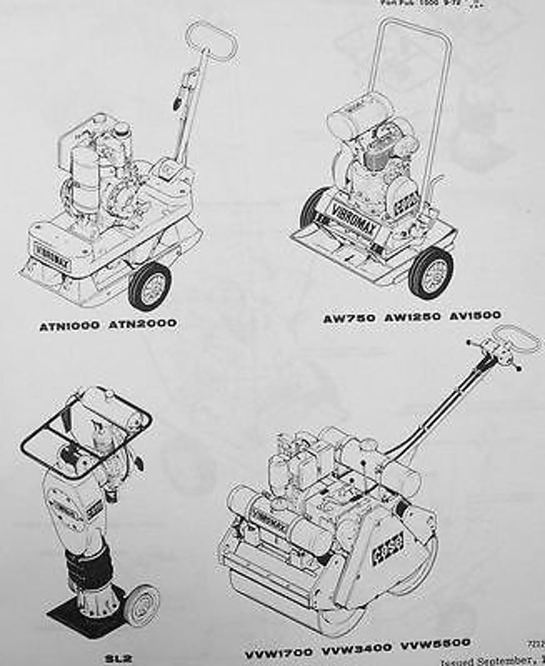 Case Vibromax Compactor Parts Manual Catalog Exploded View Many ...