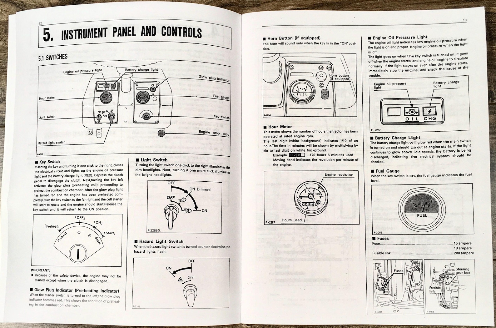 Kubota B9200hst Tractor Operators Owners Manual Maintenance ...