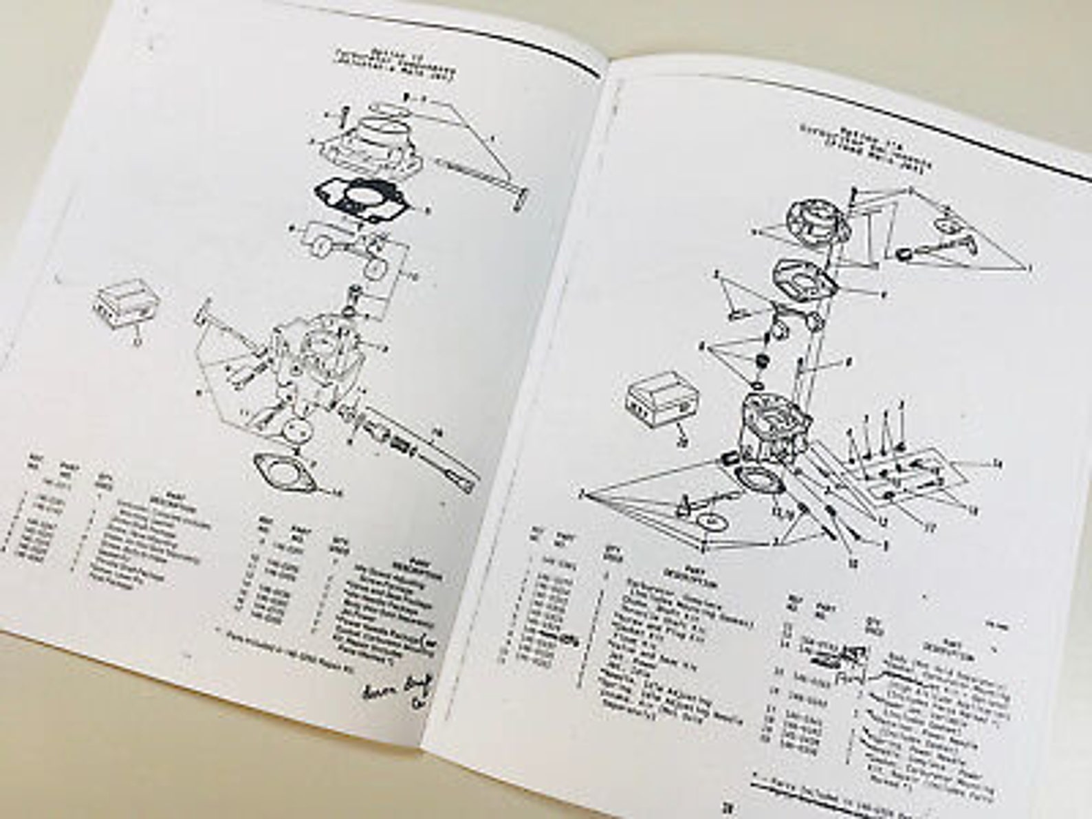 Onan B48M 18hp Gas Engine Service Manual Parts Catalog Shop Book ...