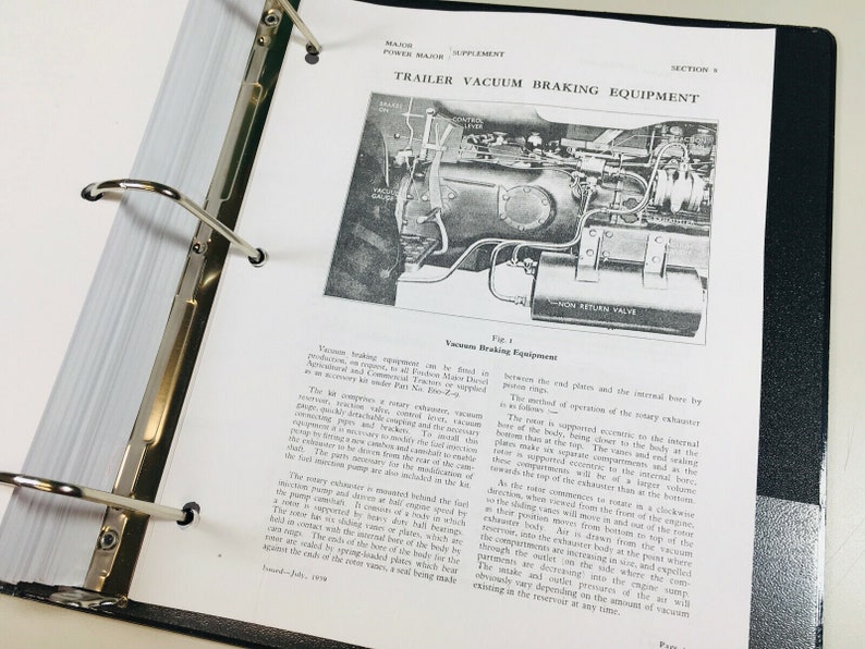 Ford Fordson Major Power Major Tractor Factory Service Repair - Etsy UK
