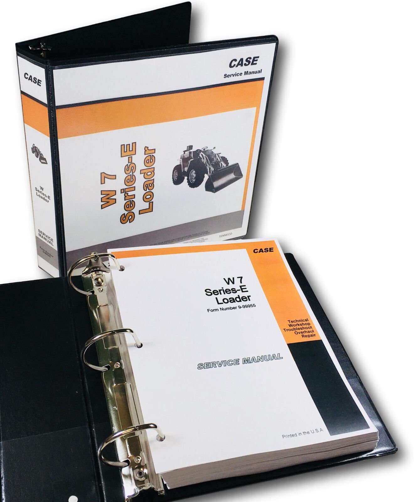 Case W7E Loader W7 E Series Service Manual Repair Technical Shop Book ...