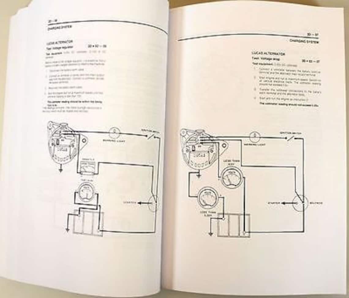 Massey Ferguson Mf 30E Tractor Loader Backhoe Service Manual - Etsy