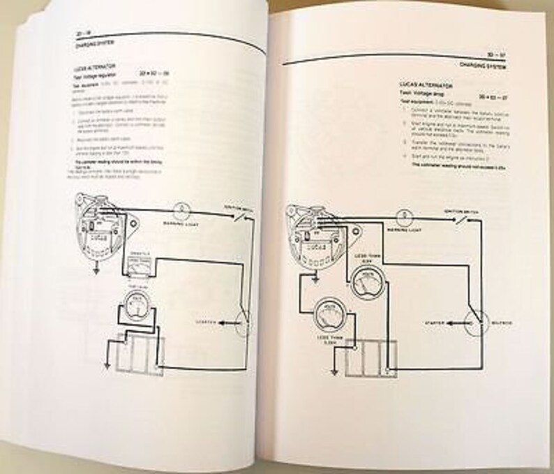 Massey Ferguson Mf 30E Tractor Loader Backhoe Service Manual - Etsy