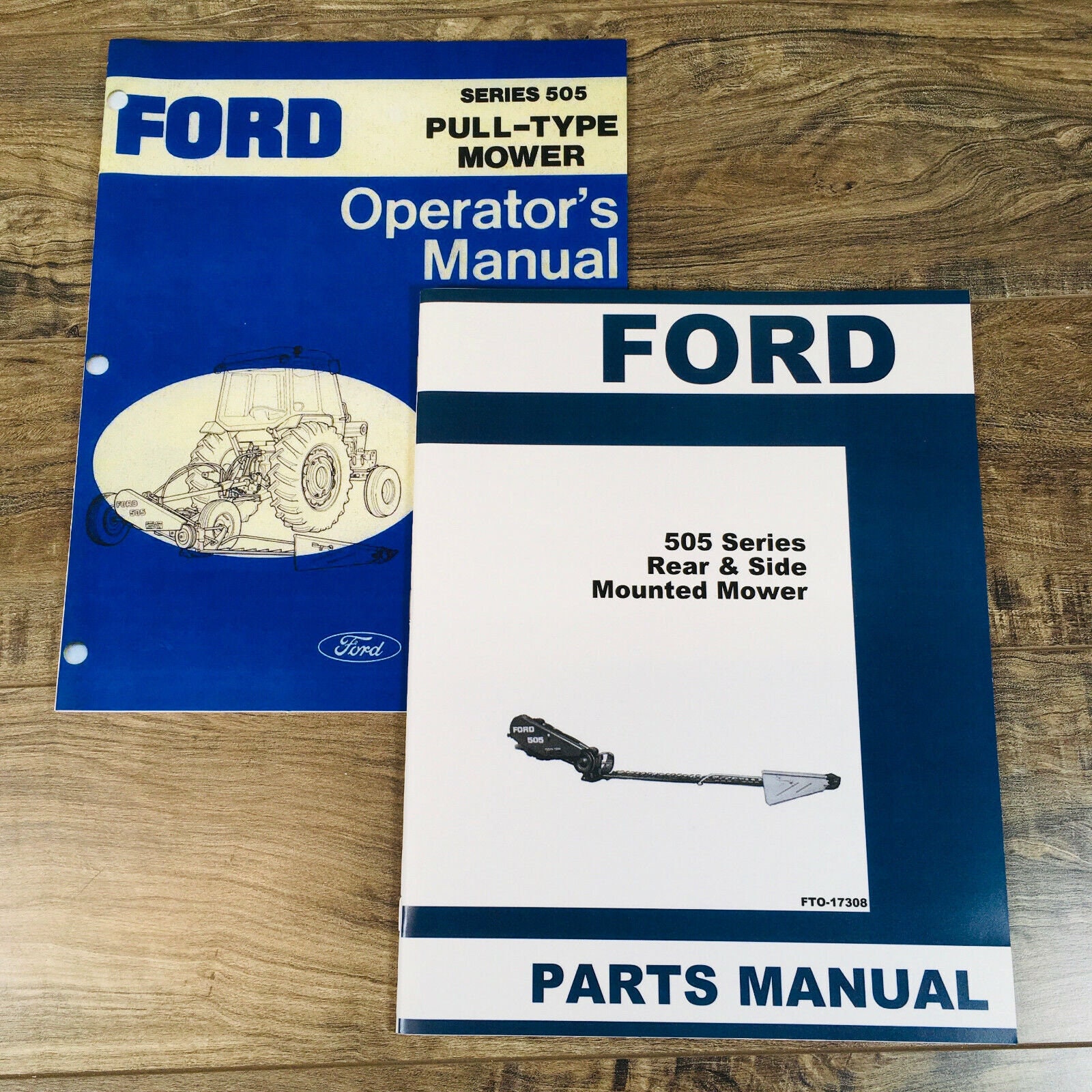 Ford 505 Sickle Bar Rear & Side Mounted Mower Parts Operators Manual ...