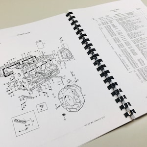 Parts Manual Book for Massey Ferguson Mf 1105 1135 Tractors Catalog ...