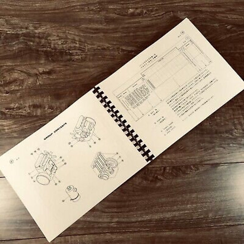 Isuzu C240 Diesel Engine Parts Manual Catalog Book Schematic Exploded ...