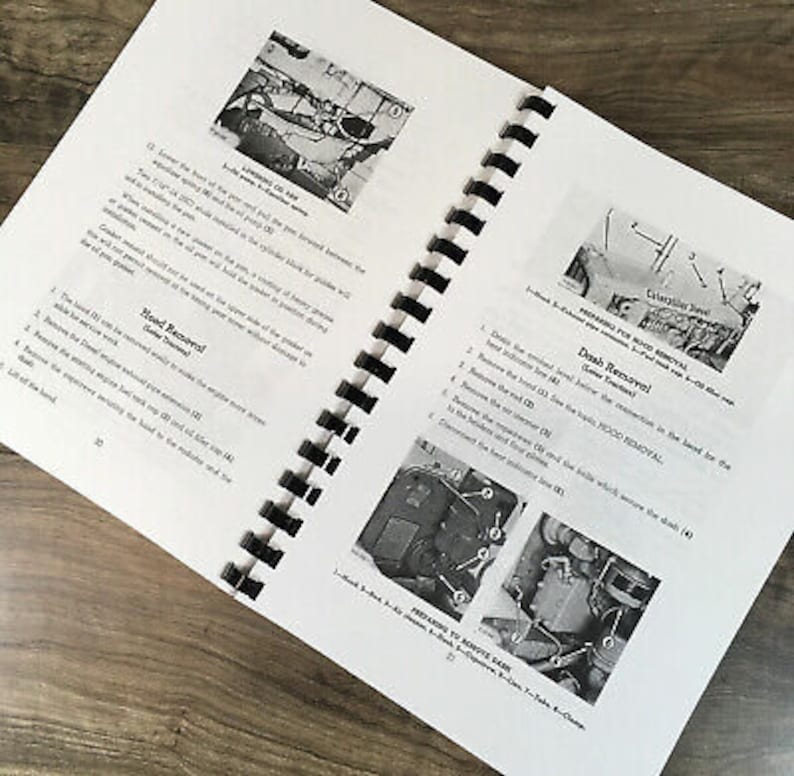 Caterpillar D4 Crawler Tractor Service Manual Repair Shop Book 6U 7U 4G ...