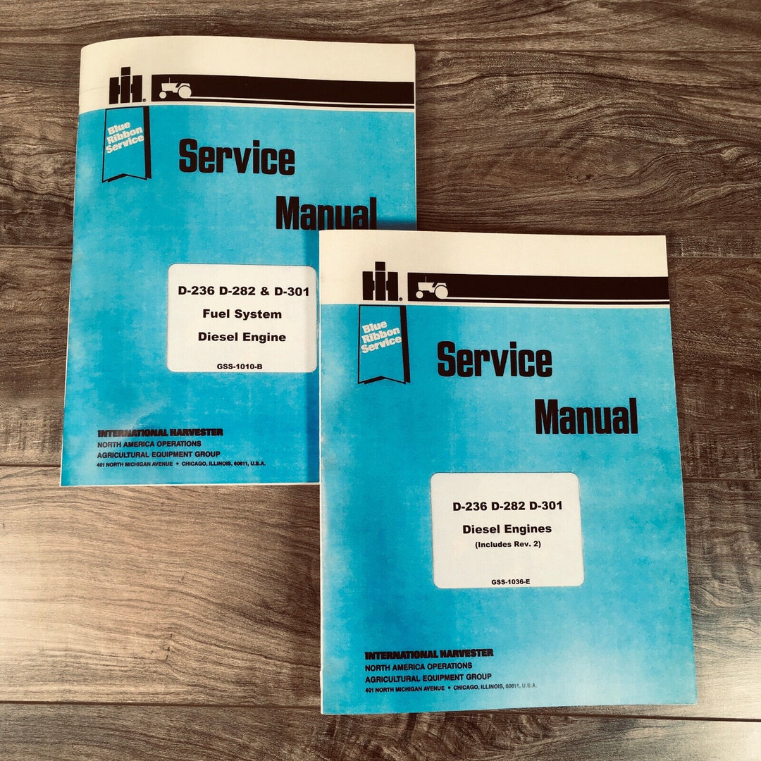 International D-282 Diesel Engine Service Manual for 560 656 660 706 ...