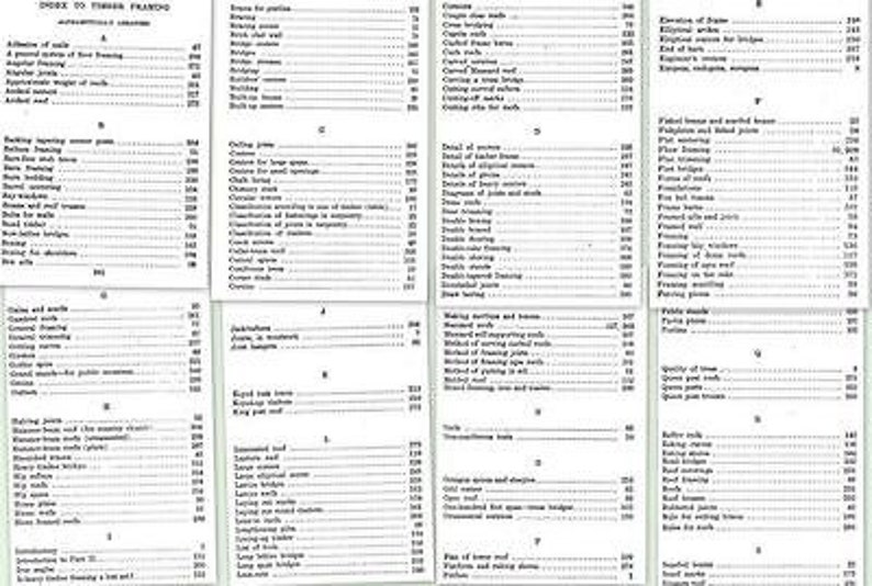 Timber Framing How-to Book Plans 1908 Slick Chisel Mallet 450pics 385pg ...