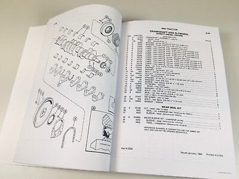 Case 4694 Tractor Parts Manual Catalog Schematic Exploded Views Book ...