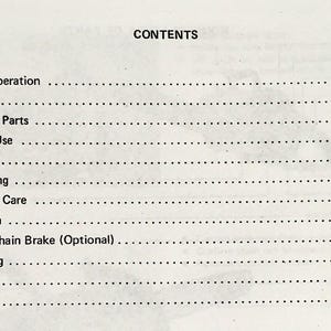 Echo Chainsaw Cs-650evl Operators Owners Manual Chain Saw Maintenance Specs Oil - Etsy