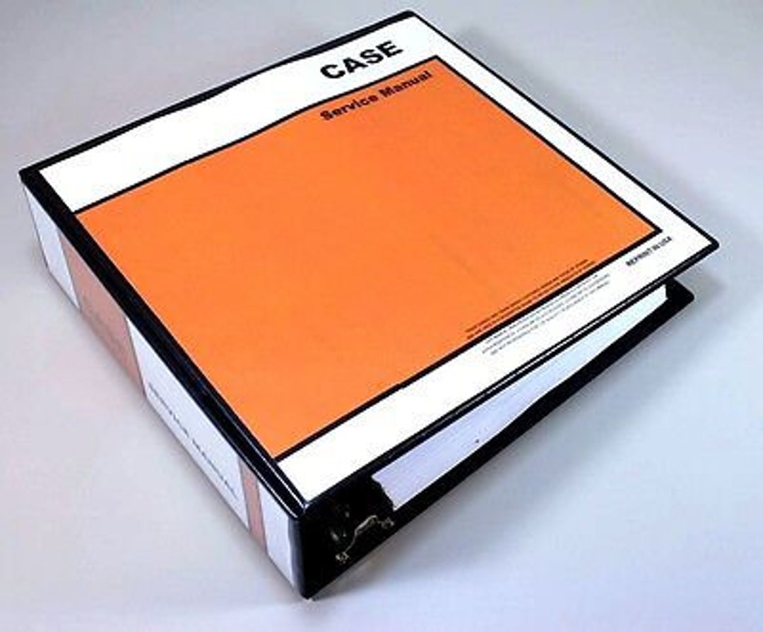 Case W26 Articulated Wheel Loader Service and Parts Catalog Manuals in ...