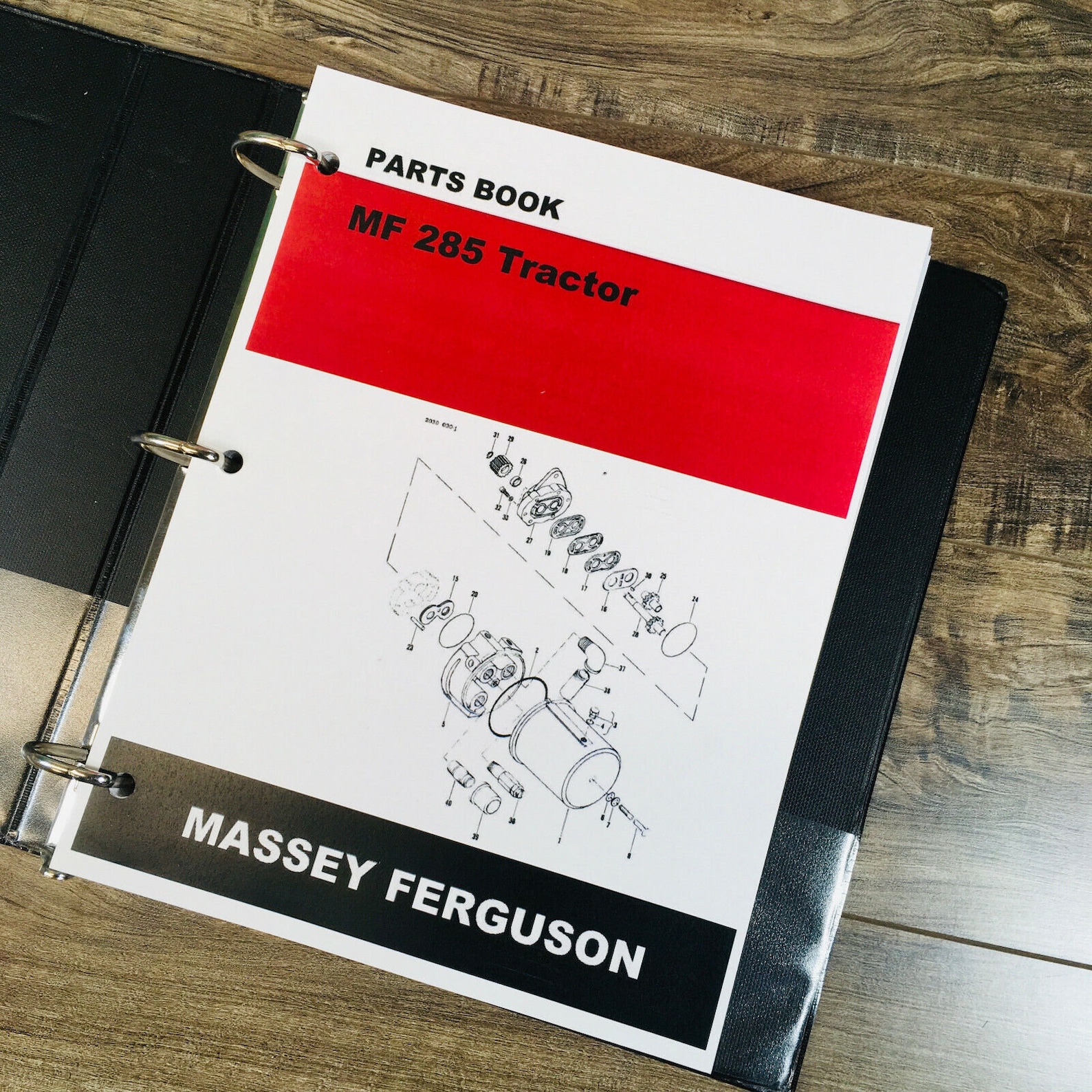 Massey Ferguson 285 Tractor Service Parts Manual Repair Shop Set Prior ...