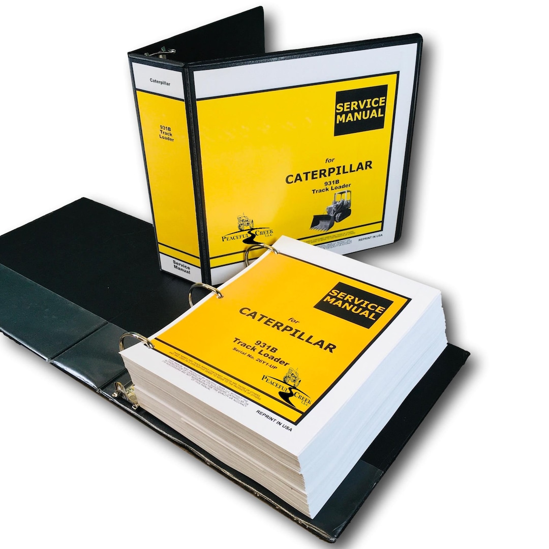 Cat Caterpillar 931B Traxcavator Service Shop Manual S/N 25Y1 26Y1 29Y1 ...