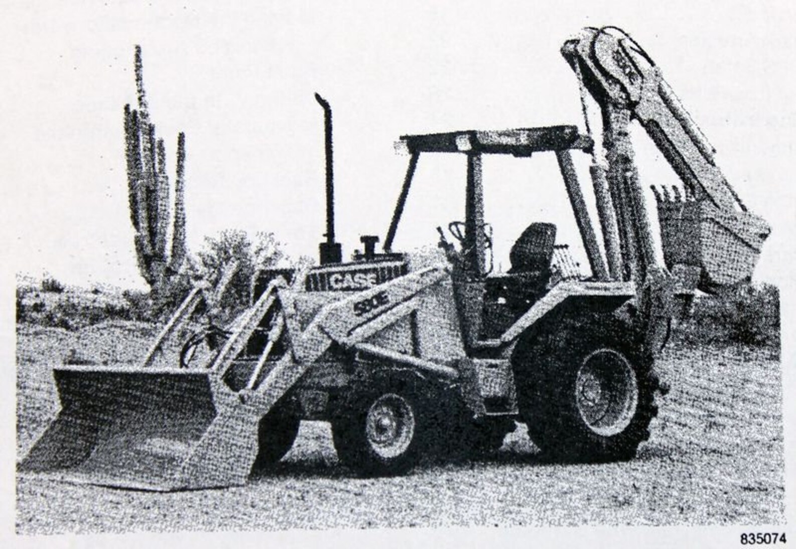 Case 580E 580se 580 Super E Loader Backhoe Service Parts Operators Manual Book - Etsy