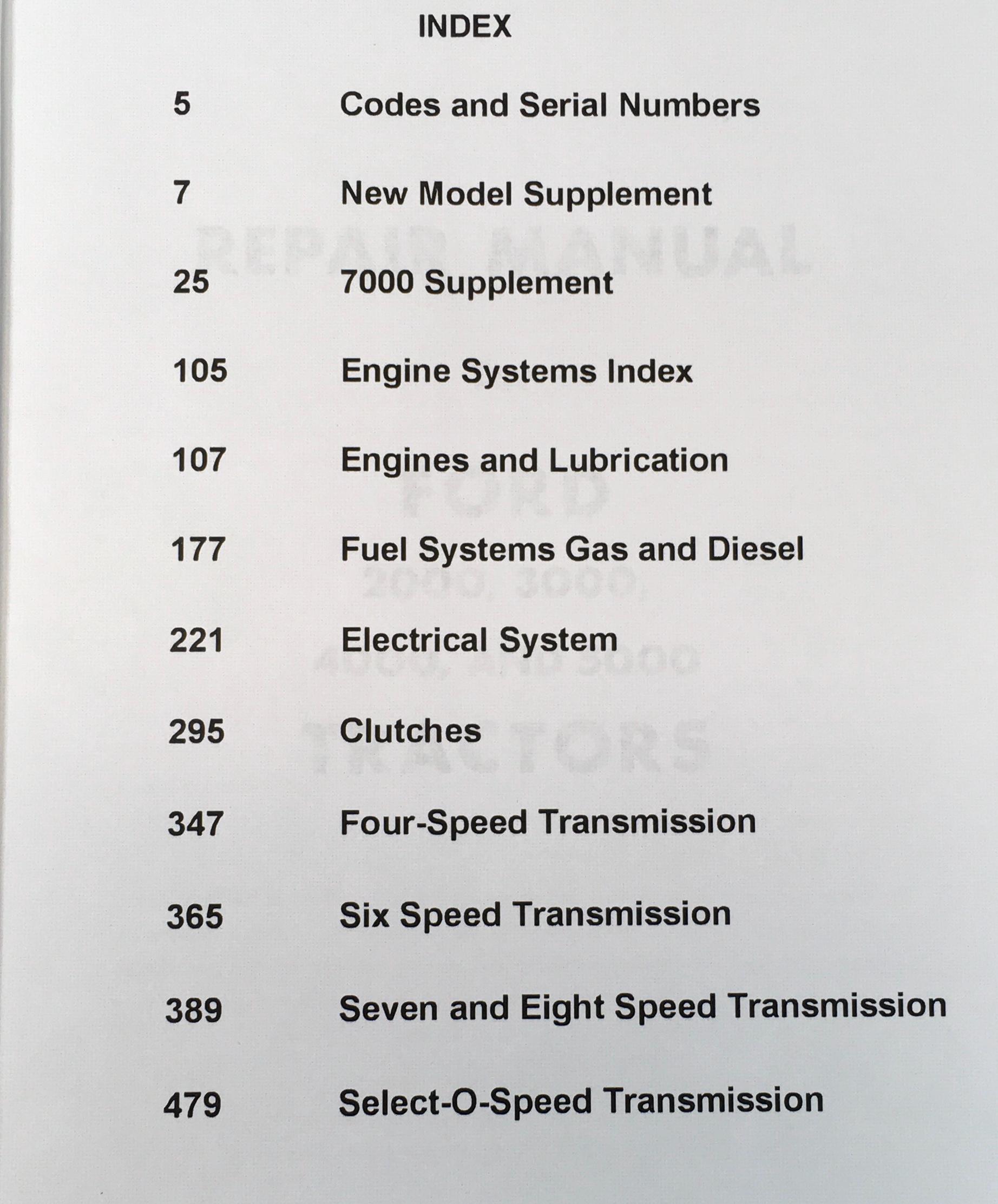Ford 5500 5550 Tractor Loader Backhoe Service Repair Shop Manual - Etsy