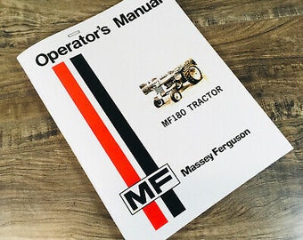 Massey FERGUSON MF TO-20 Tractor Owners Operators Manual - Etsy