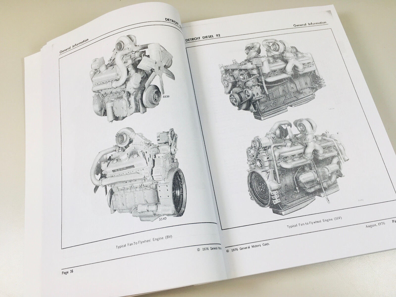 Gm Detroit Diesel Series 92 V92 6V92 8V92 16V92 Engine Service Repair ...