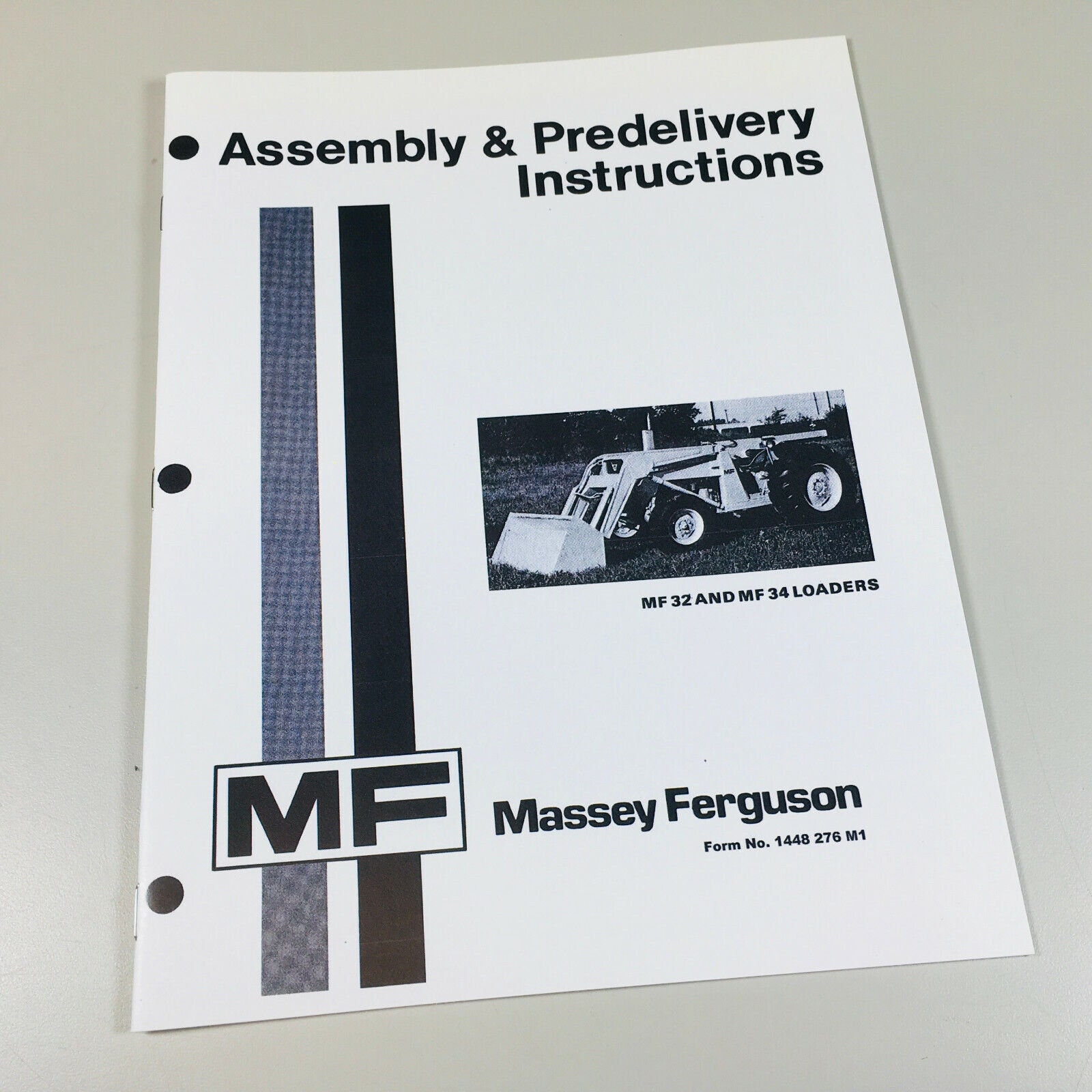 Massey Ferguson Mf 32 34 Loader Assembly Predilivery Instructions Owners Manual - Etsy
