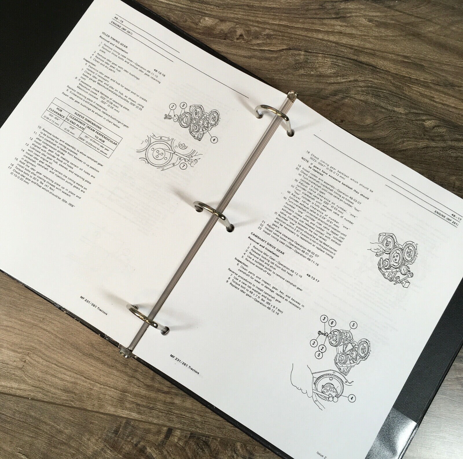 Massey Ferguson 261 Tractor Service Parts Manual Repair Shop Set ...