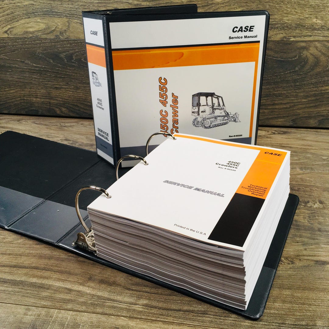 Case 450C 455C Crawler Loader Dozer Service Manual Repair Shop ...