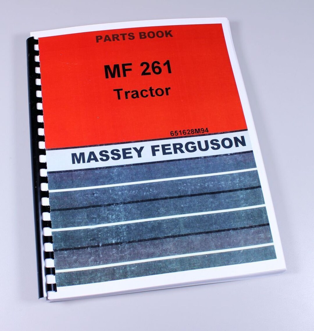 Massey Ferguson 261 Tractor Parts Catalog Manual Book Assembly Numbers ...