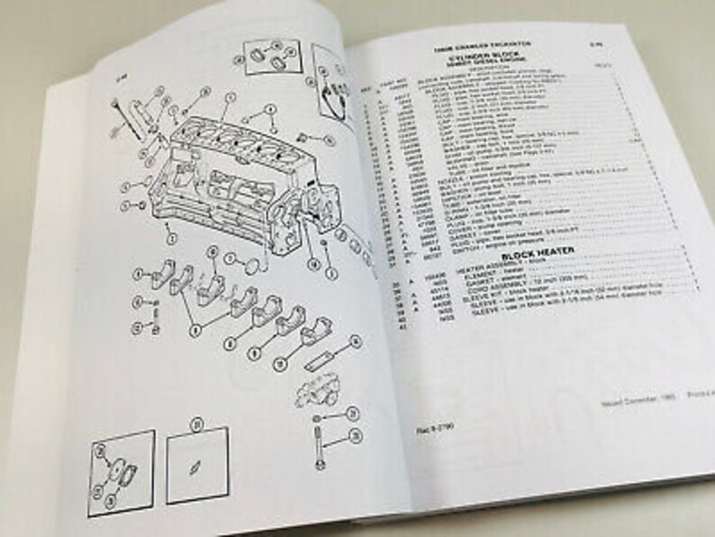 Case 1080B Crawler Track Excavator Parts Manual Catalog Exploded Views ...