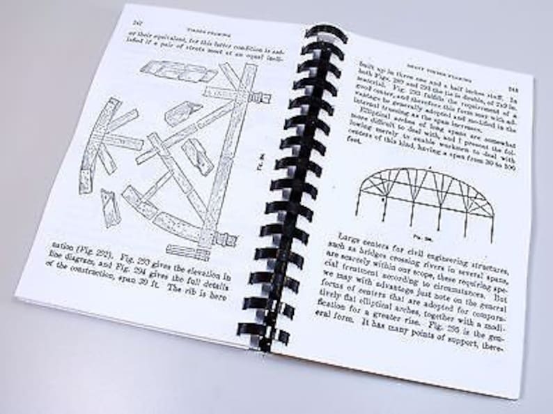 1908 Timber Frame Book Log Building Plans Home Cabin Drawknife Saw ...