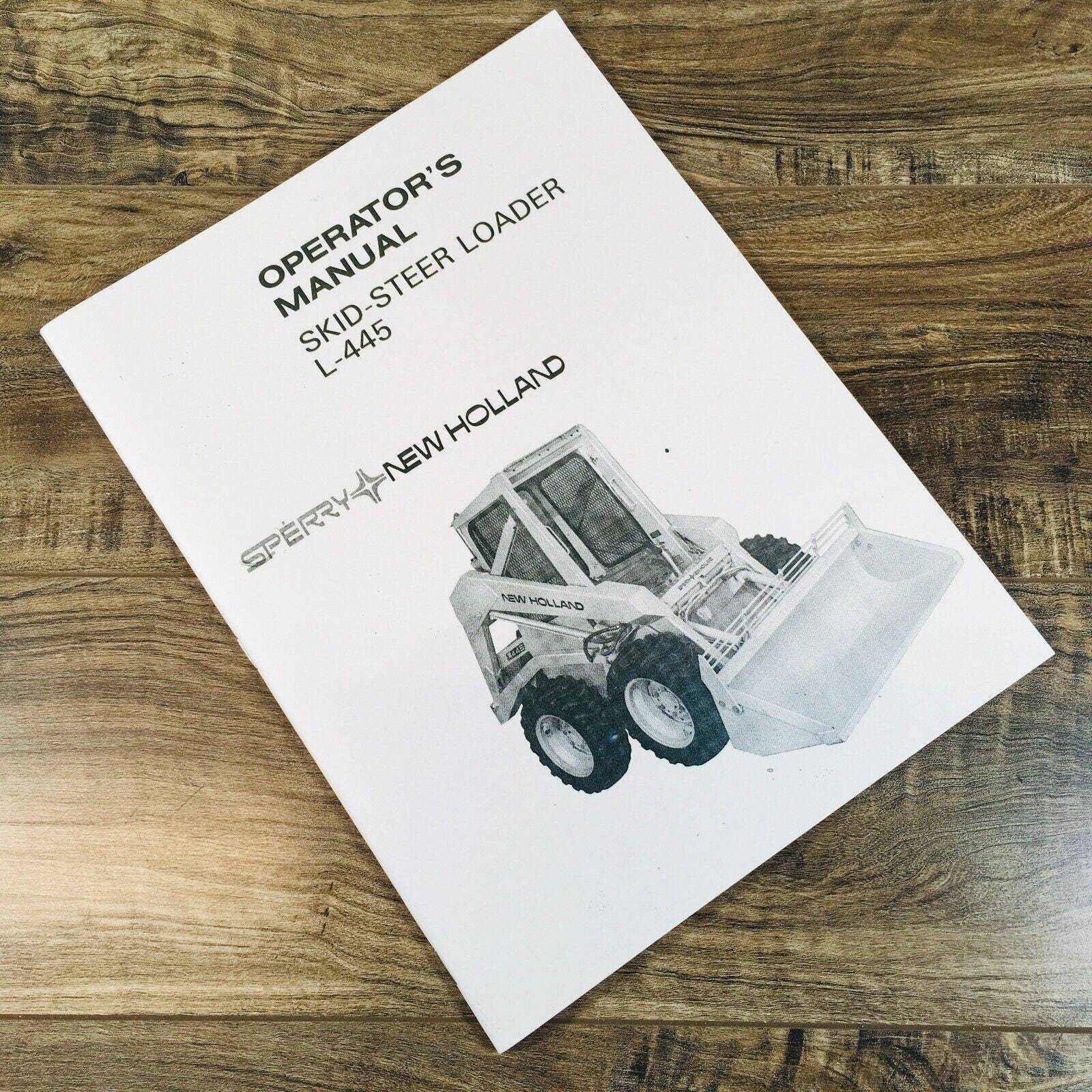 New Holland L-445 L445 Skidsteer Loader Operators Manual - Etsy