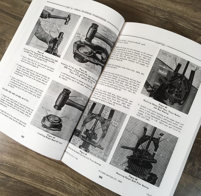Ford 5500 5550 Tractor Loader Backhoe Service Repair Shop Manual - Etsy