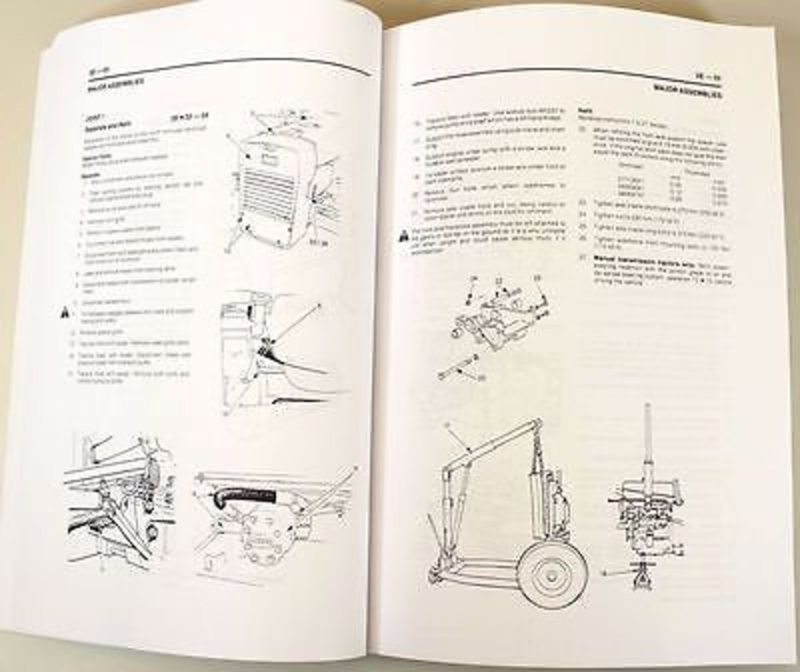 Massey Ferguson Mf 30E Tractor Loader Backhoe Service Manual - Etsy