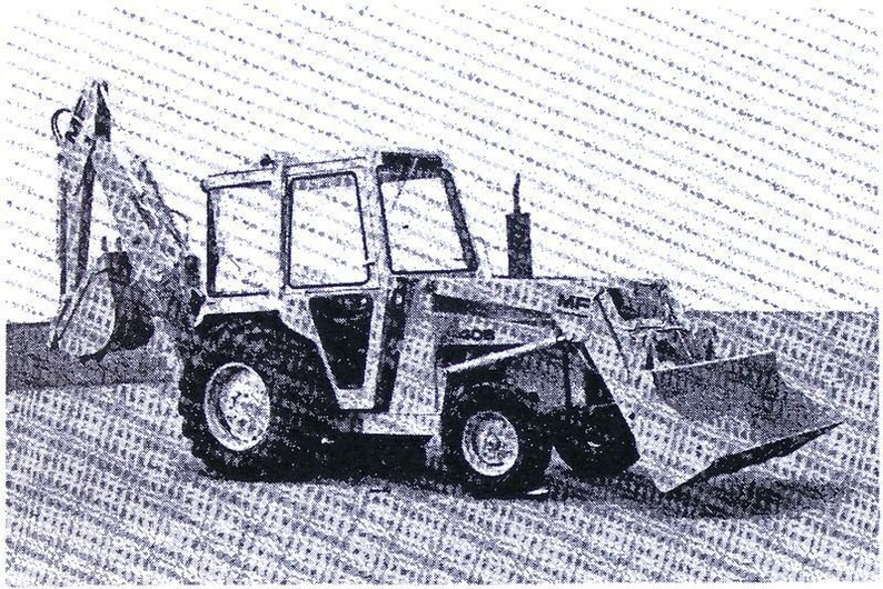 Massey Ferguson Mf 40B Tractor Backhoe Loader Owners Operators - Etsy
