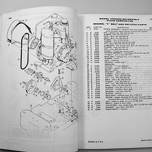 Case Vibromax Compactor Parts Manual Catalog Exploded View Many ...
