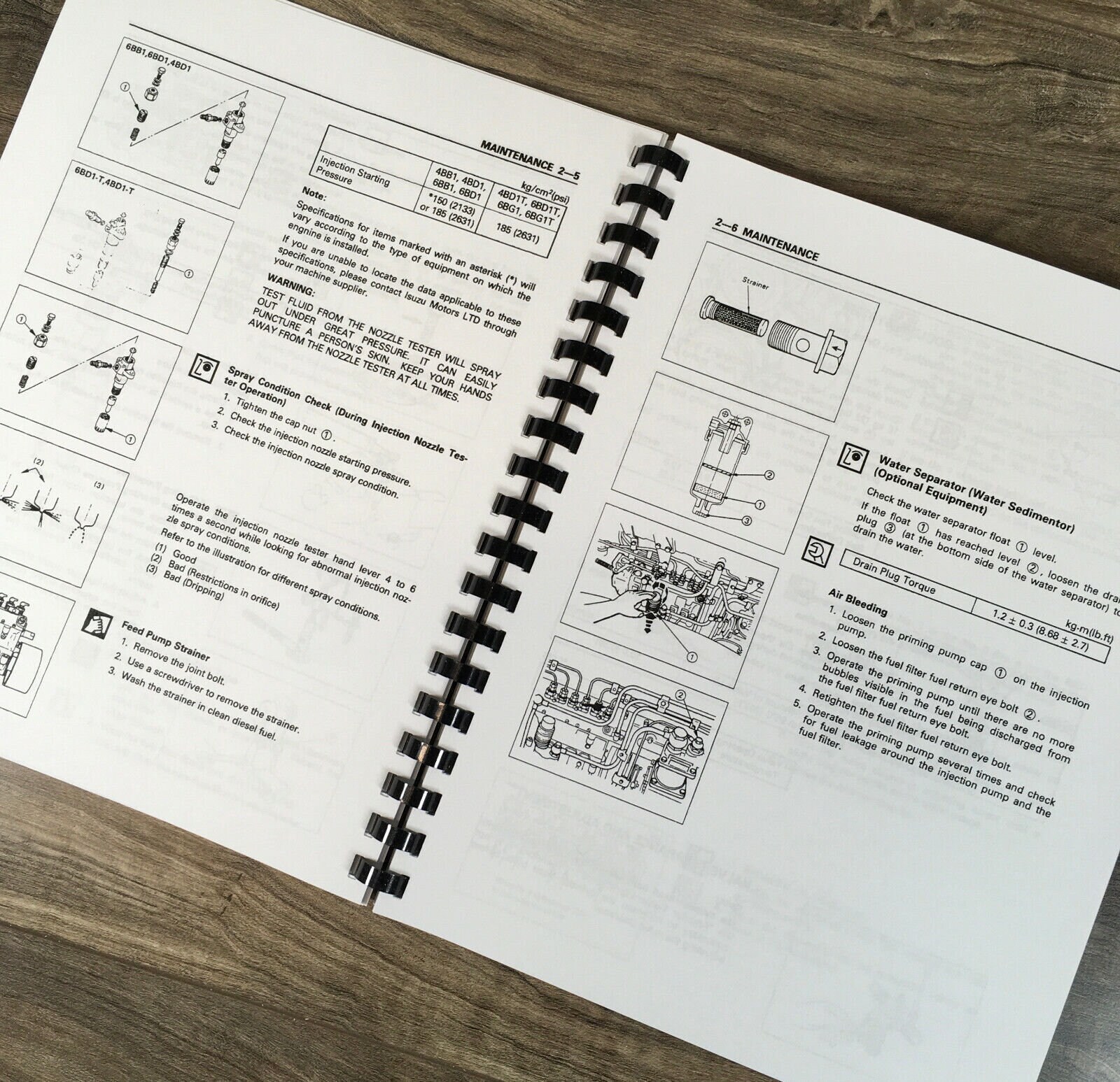 Isuzu 4bb1 4bd1 Industrial Diesel Engine Service Manual Repair - Etsy