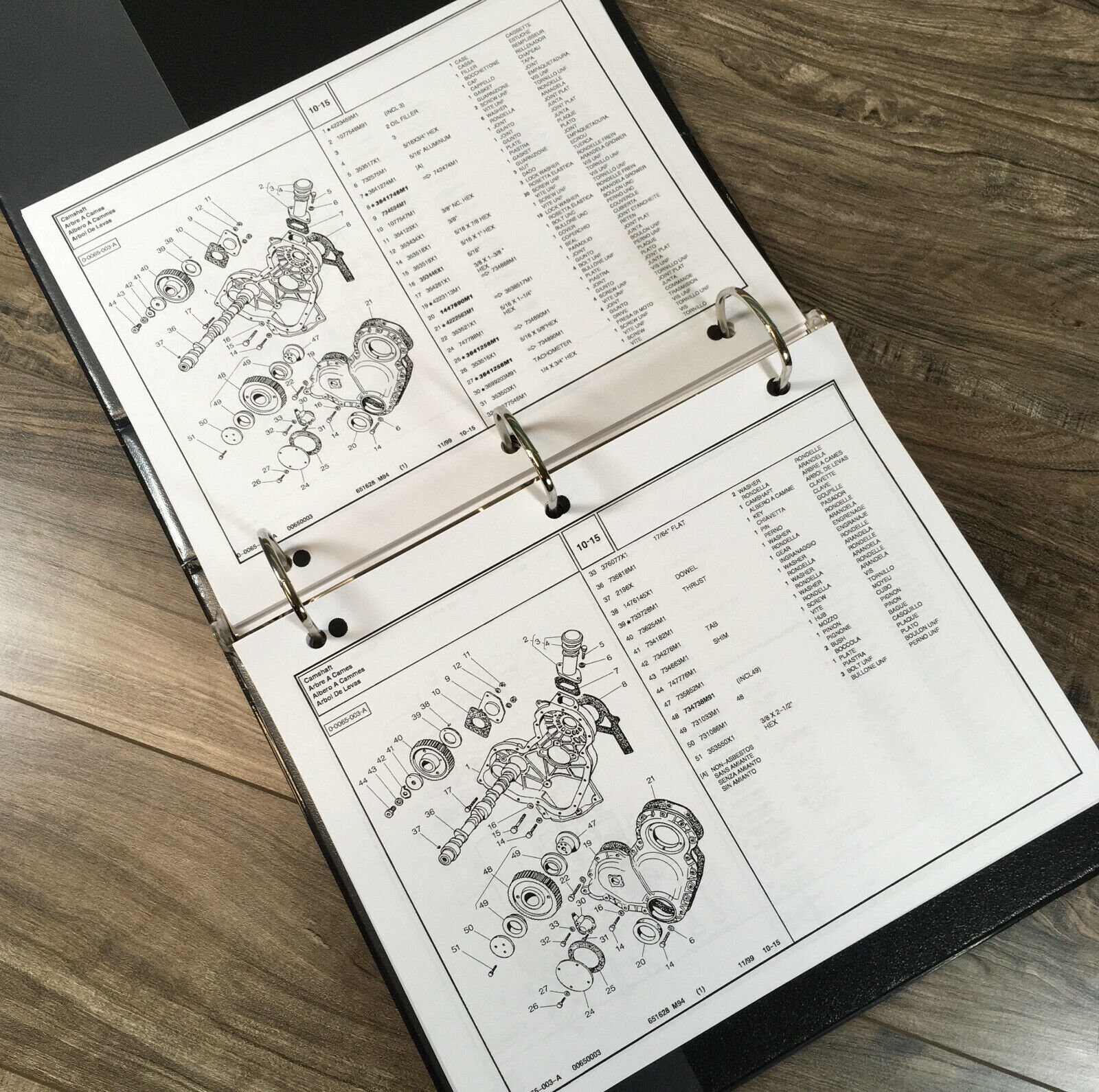 Massey Ferguson 261 Tractor Service Parts Manual Repair Shop Set ...