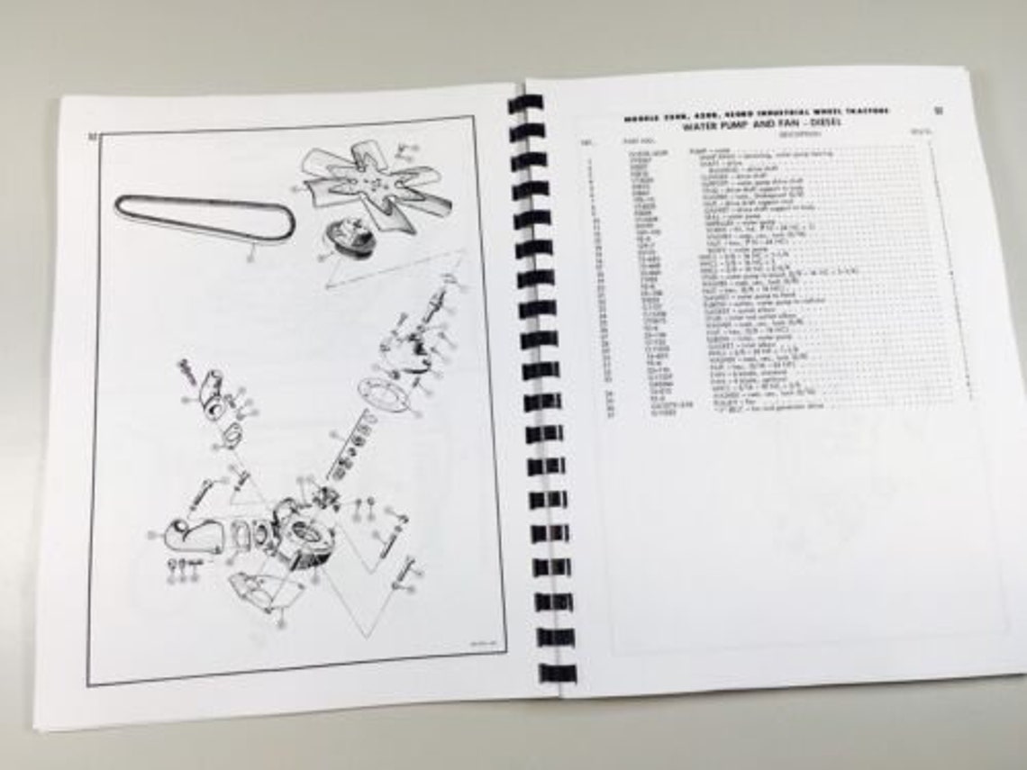 Case 320B 420B 420bd Wheel Tractor Backhoe Loader Parts Manual - Etsy