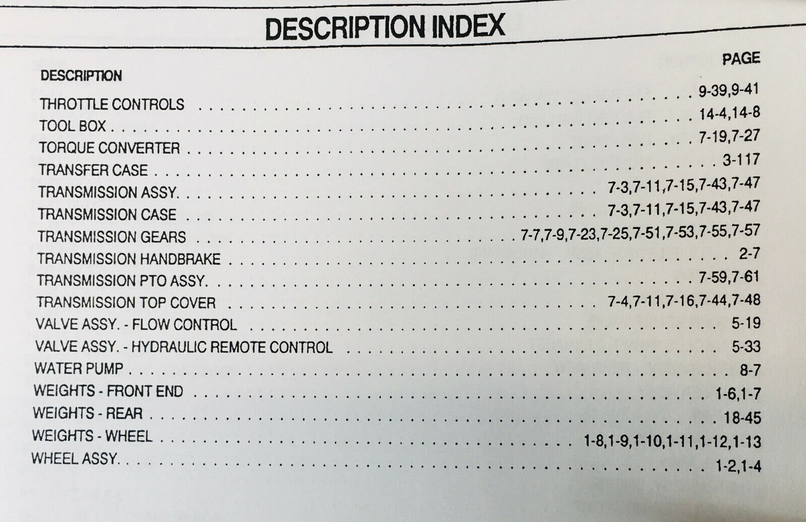 Ford 445 445A 545 545A Loader Backhoe Tractor Service Parts Manual ...